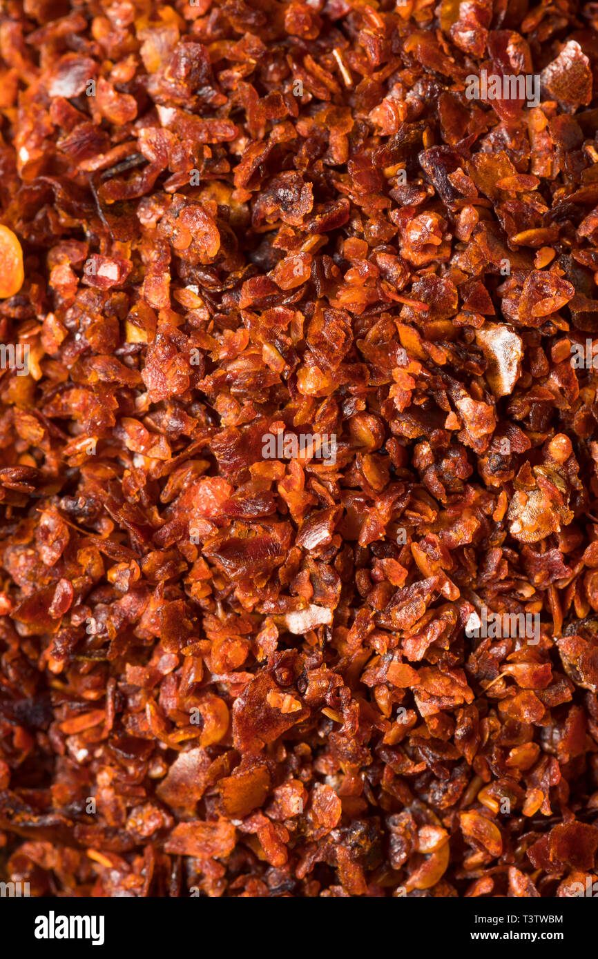 Spicy Organic Red Aleppo Pepper in a Bowl Stock Photo - Alamy