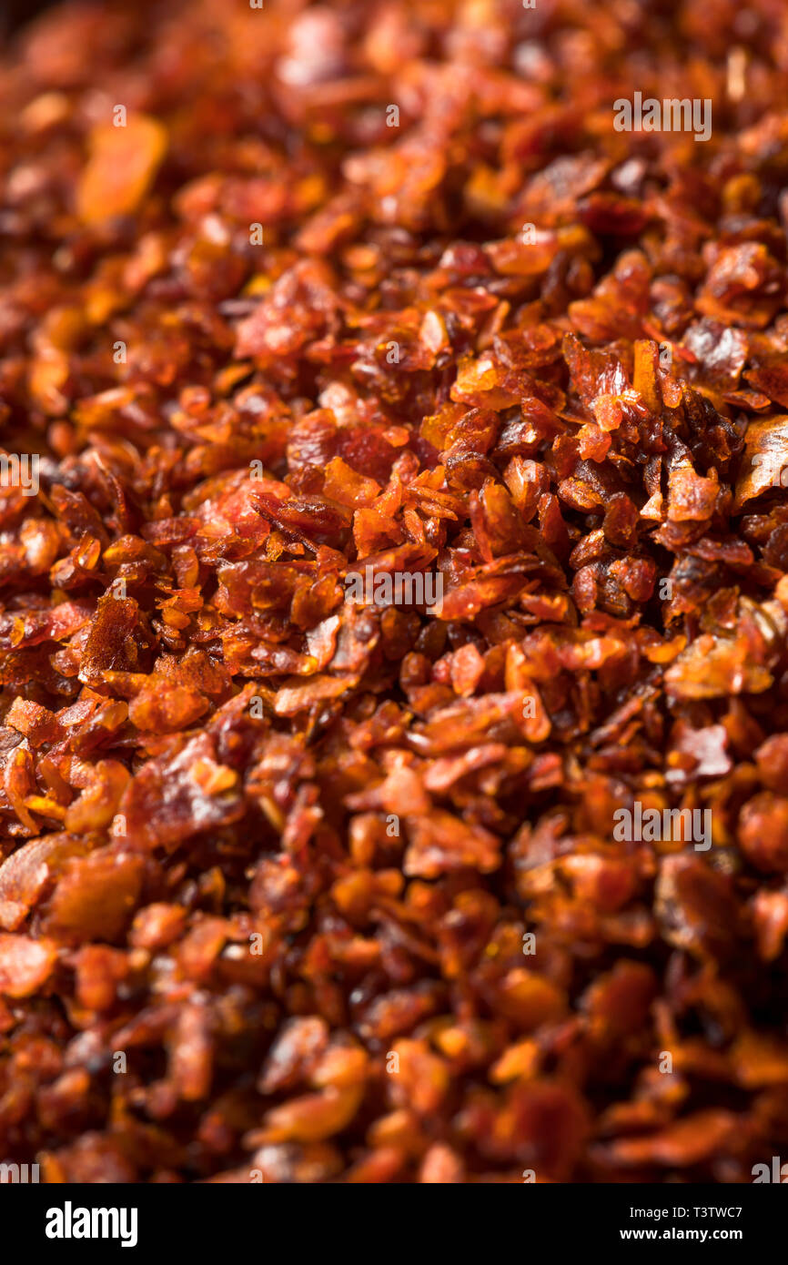 Spicy Organic Red Aleppo Pepper in a Bowl Stock Photo - Alamy