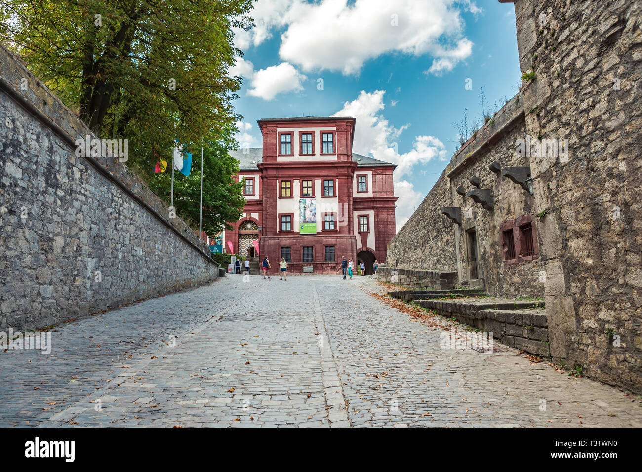 WUERZBURG, GERMANY - CIRCA AUGUST, 2018: The fortress Festung ...