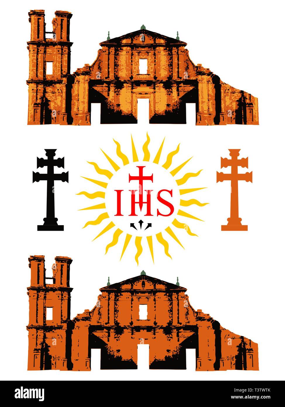 Jesuit symbol Cut Out Stock Images & Pictures - Alamy