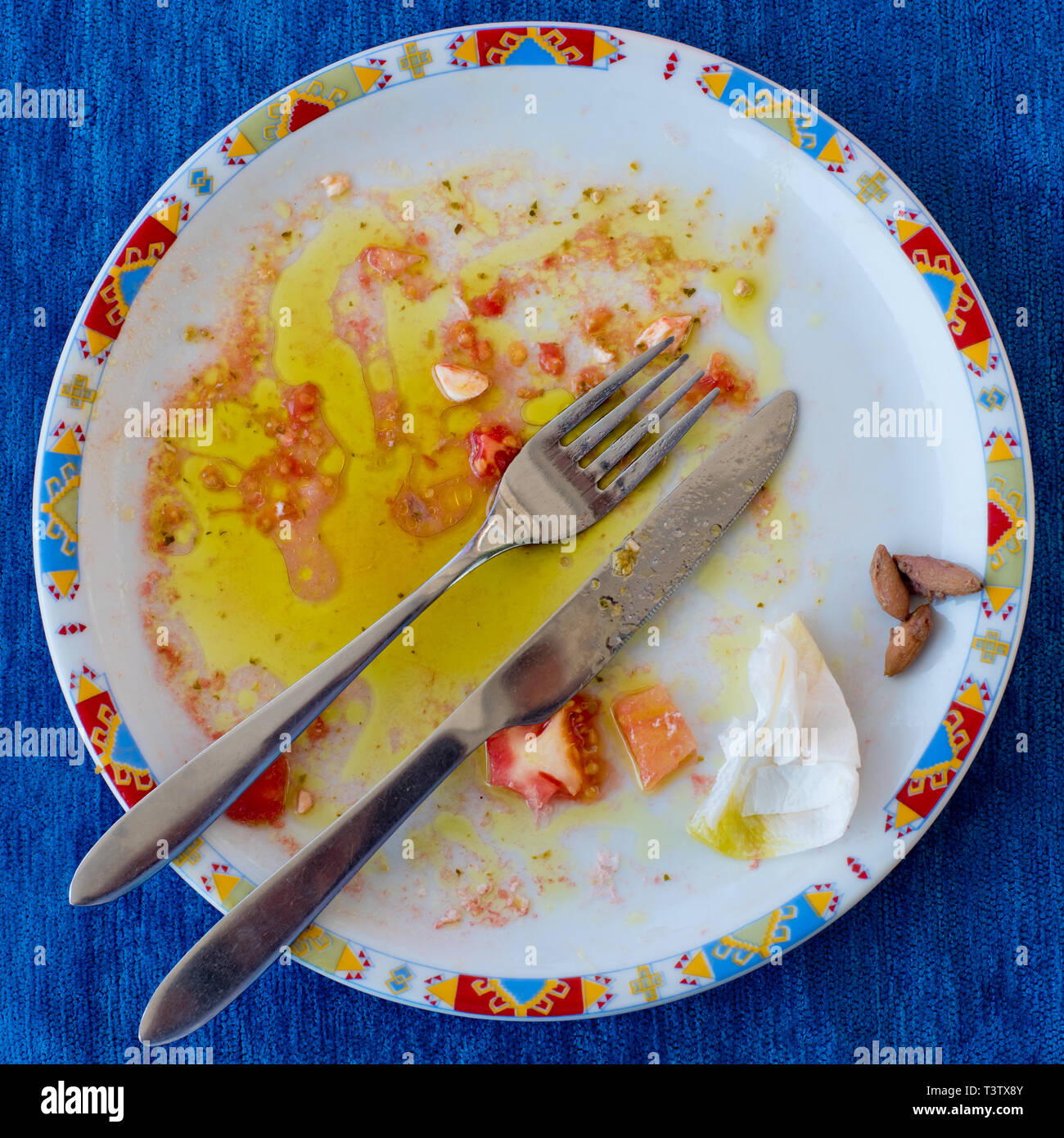 Finished plate napkin hi-res stock photography and images - Alamy