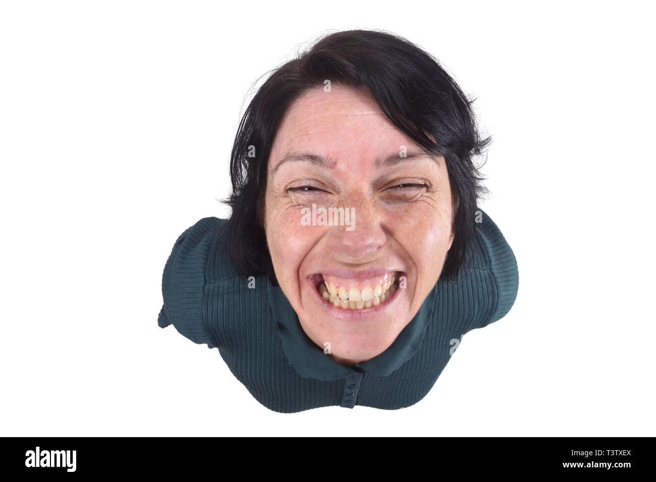 Woman top view Cut Out Stock Images & Pictures - Alamy