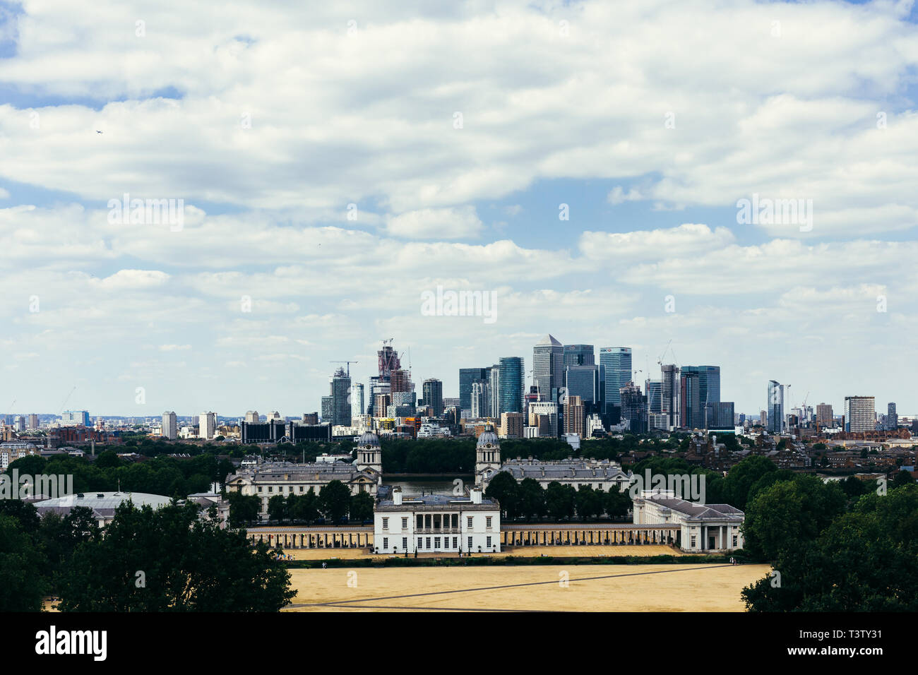London, UK - July 23, 2018: An expansive view of London as seen from ...
