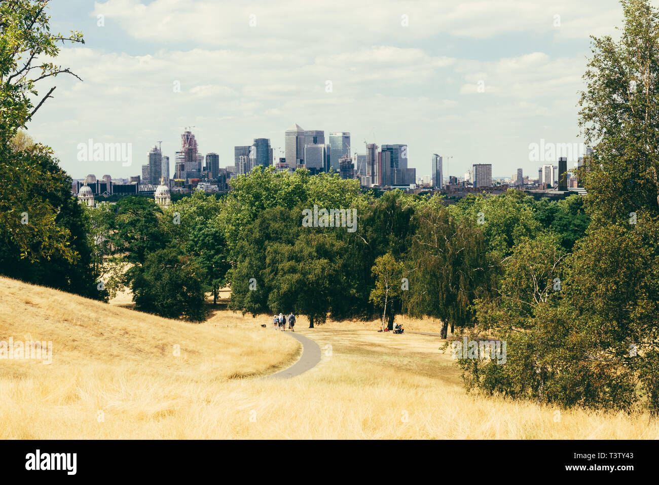 London, UK - July 23, 2018: An expansive view of London as seen from ...