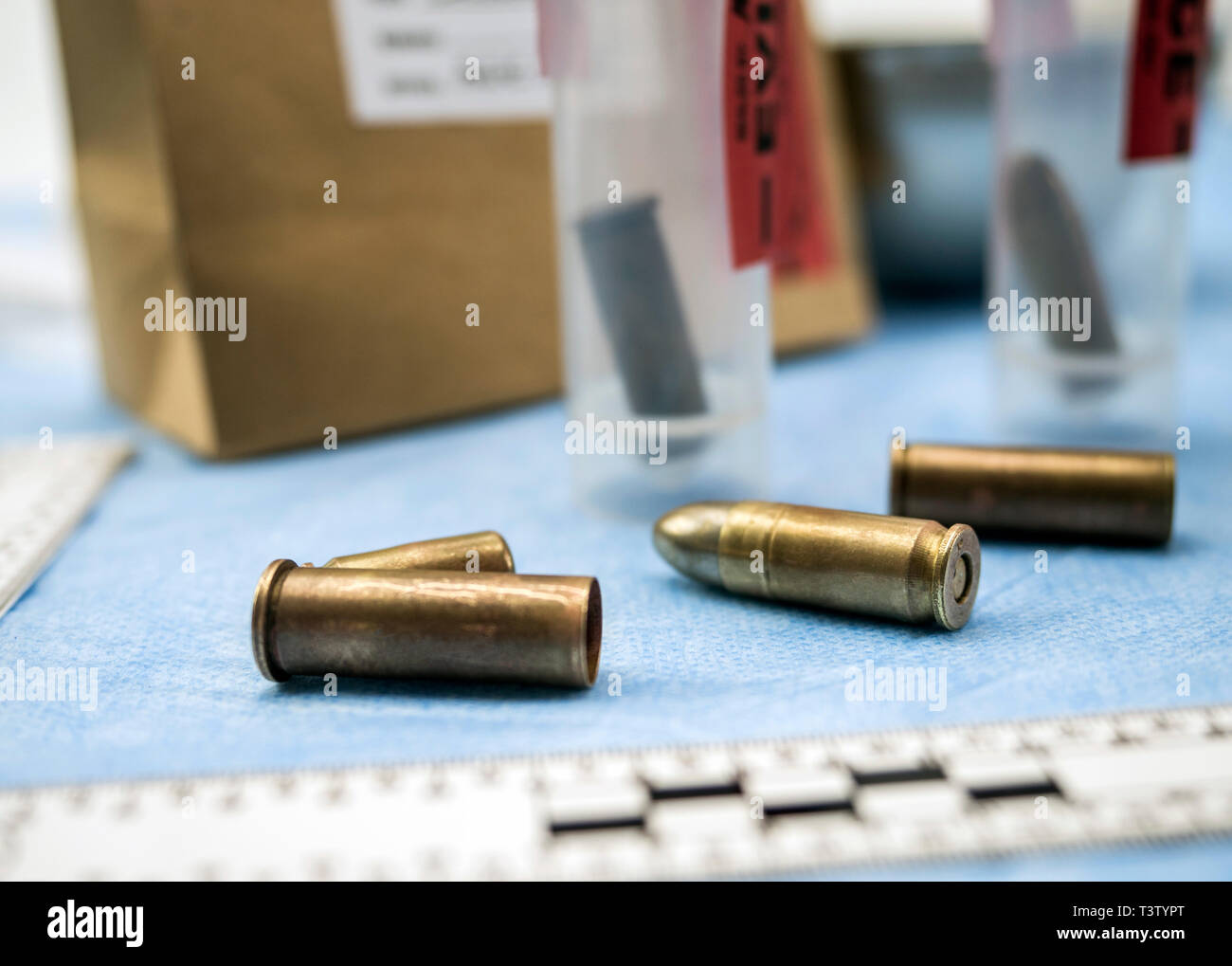 Criminalistic Laboratory, Bullet shell analysis, rule of ballistic ...