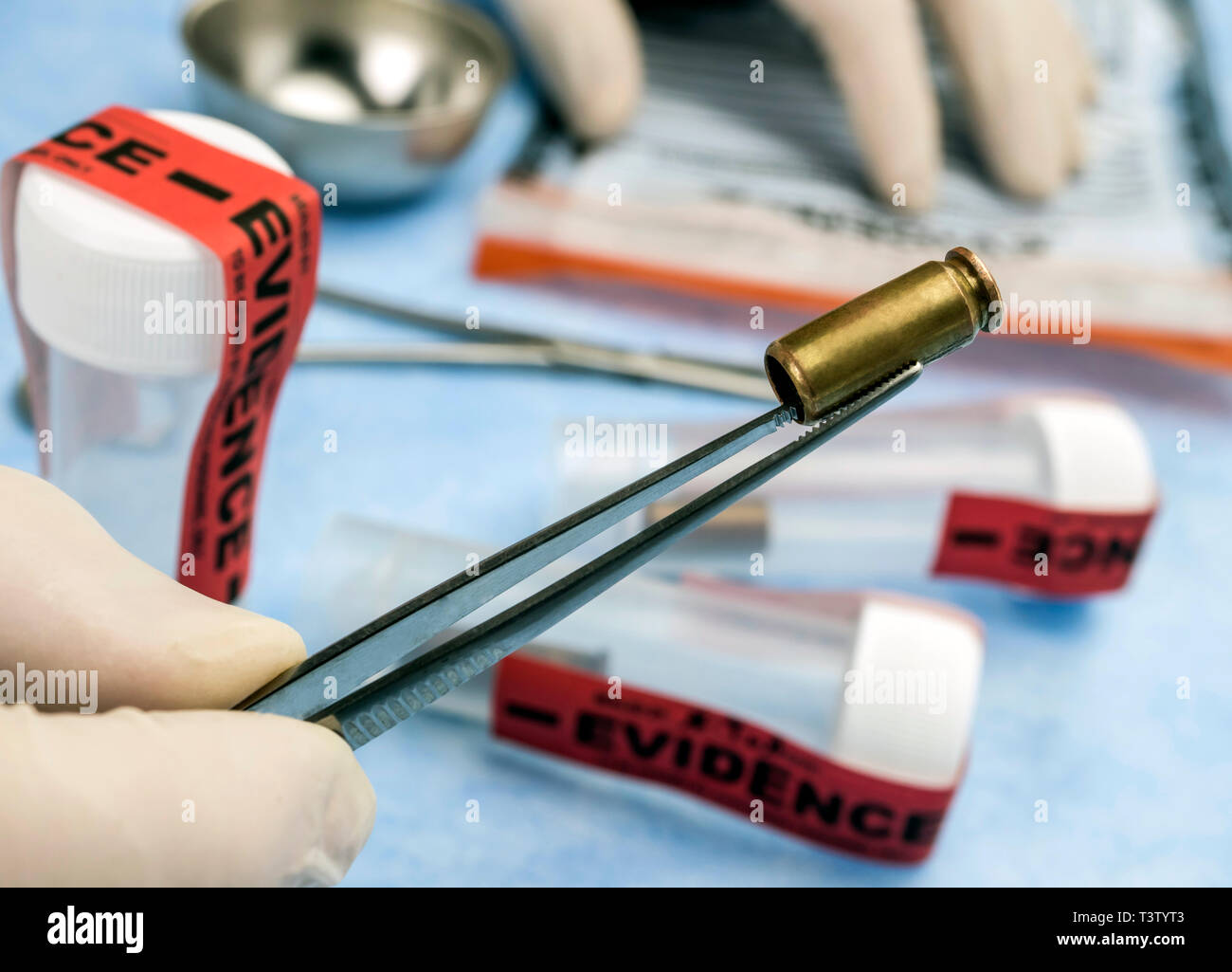 Criminalistic Laboratory, Bullet shell analysis, rule of ballistic ...