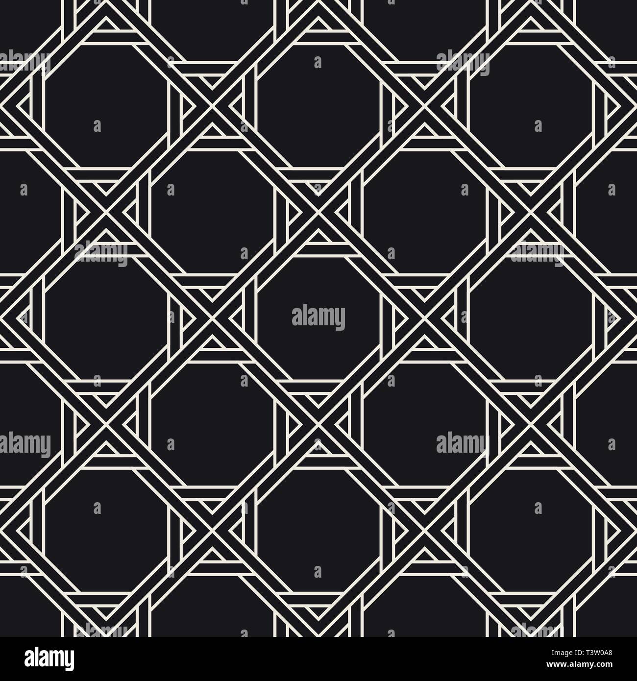 Vector seamless pattern. Modern abstract lattice design. Repeating ... Vector seamless pattern. Modern abstract lattice design. Repeating ...