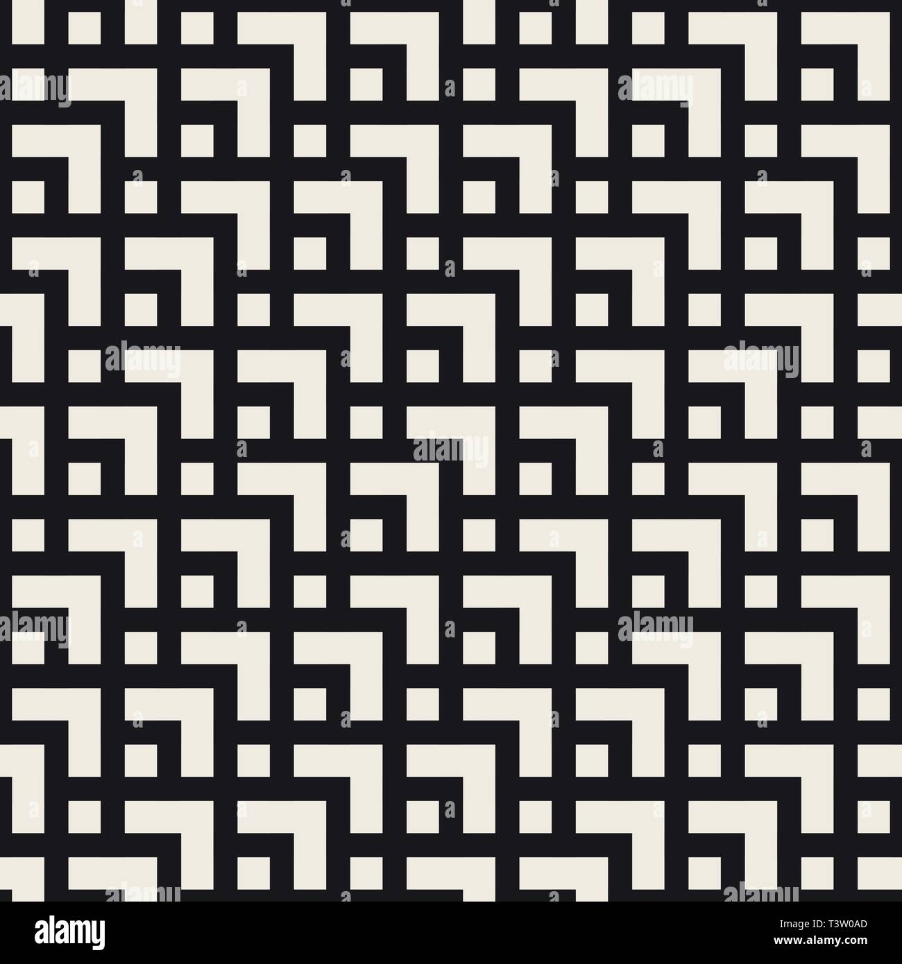 Vector seamless geometric pattern. Contemporary tiles. Lattice linear ...