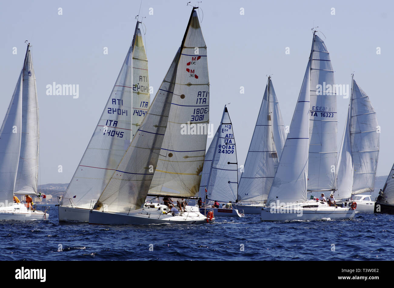 Sailing regattas in Costa Smeralda, Sardinia, Italy Stock Photo - Alamy