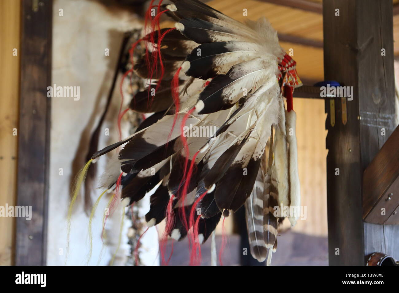 The head decoration of the Shawaye tribe. Types of jewelry. South ...