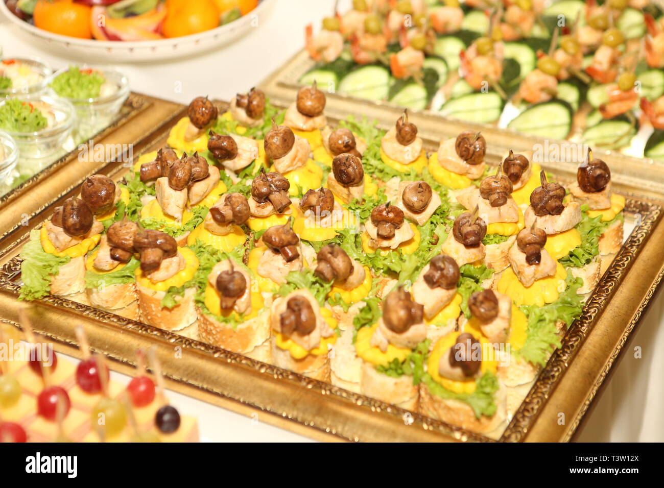 Canapes of turkey hi-res stock photography and images - Alamy