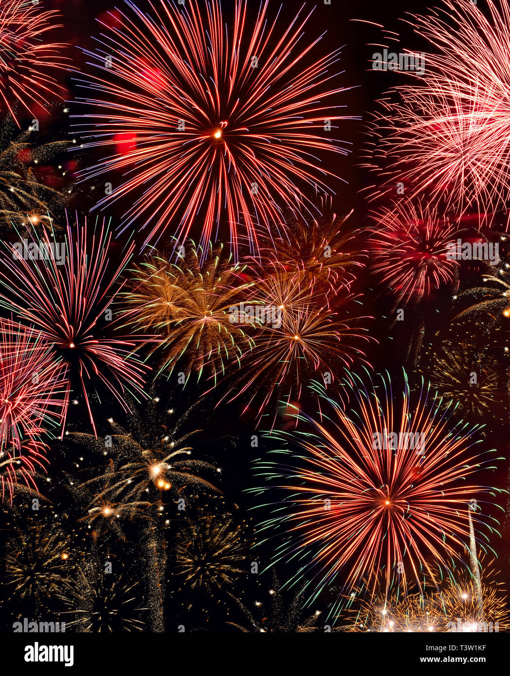 Fourth of july firework ceremony hi-res stock photography and images ...