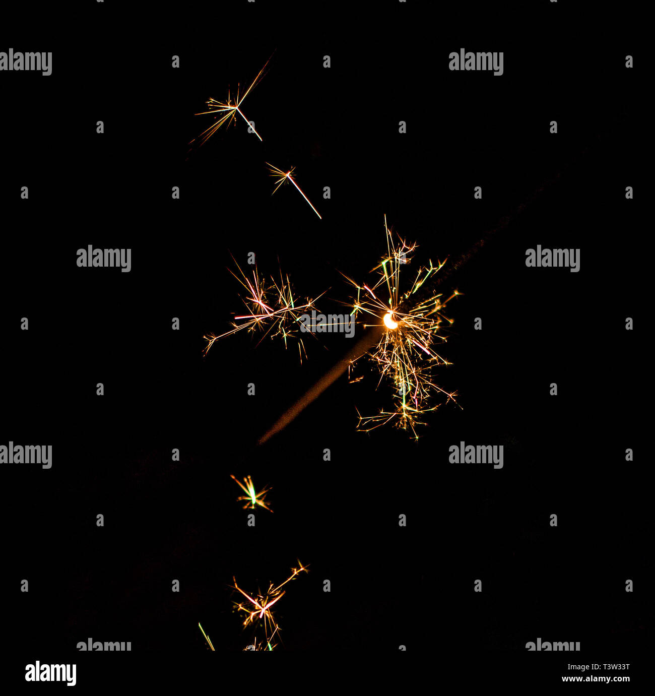 firework fancy sparkling at a party Stock Photo - Alamy