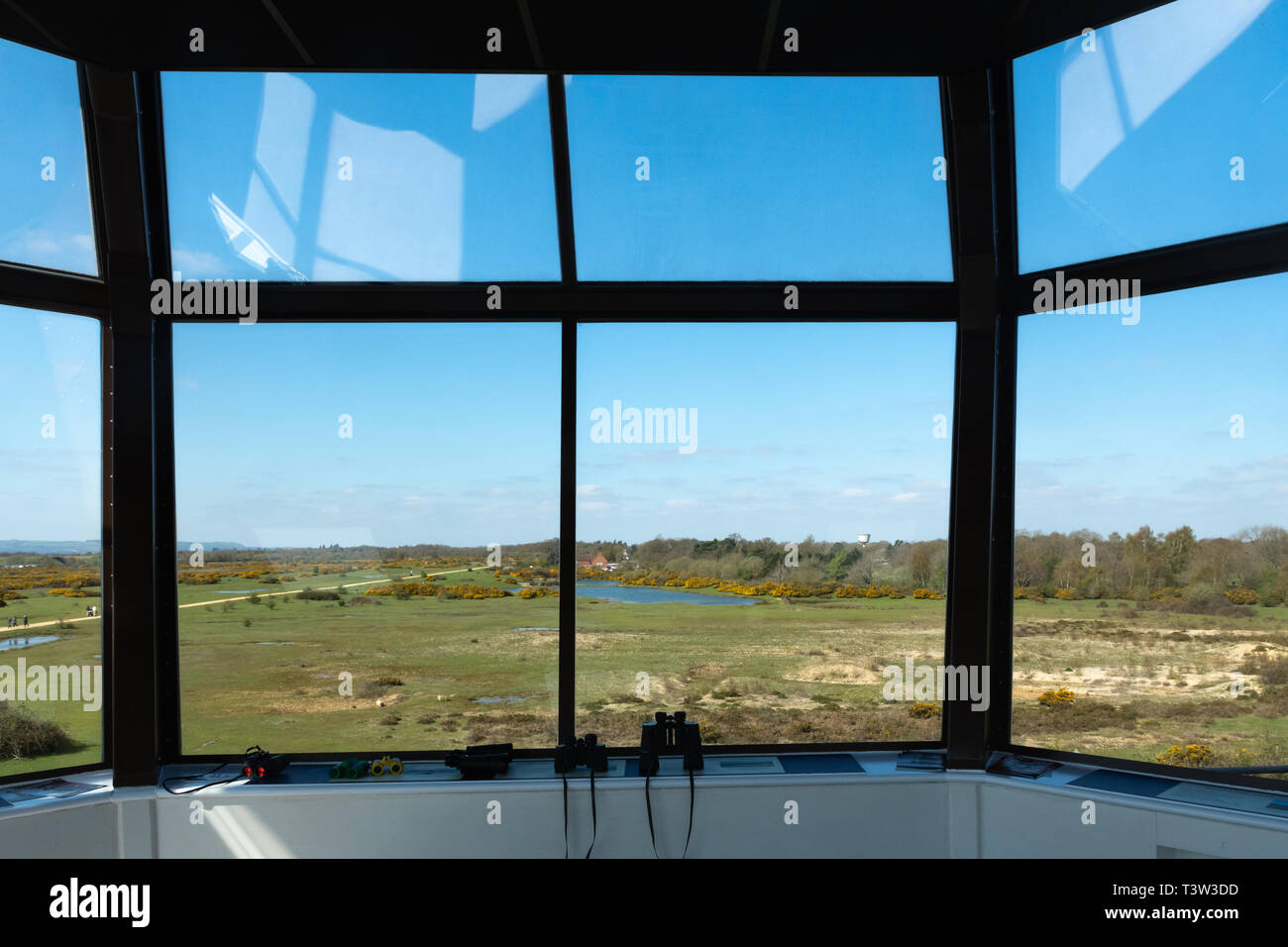 View from the Control Tower at Greenham Common, formally an American ...