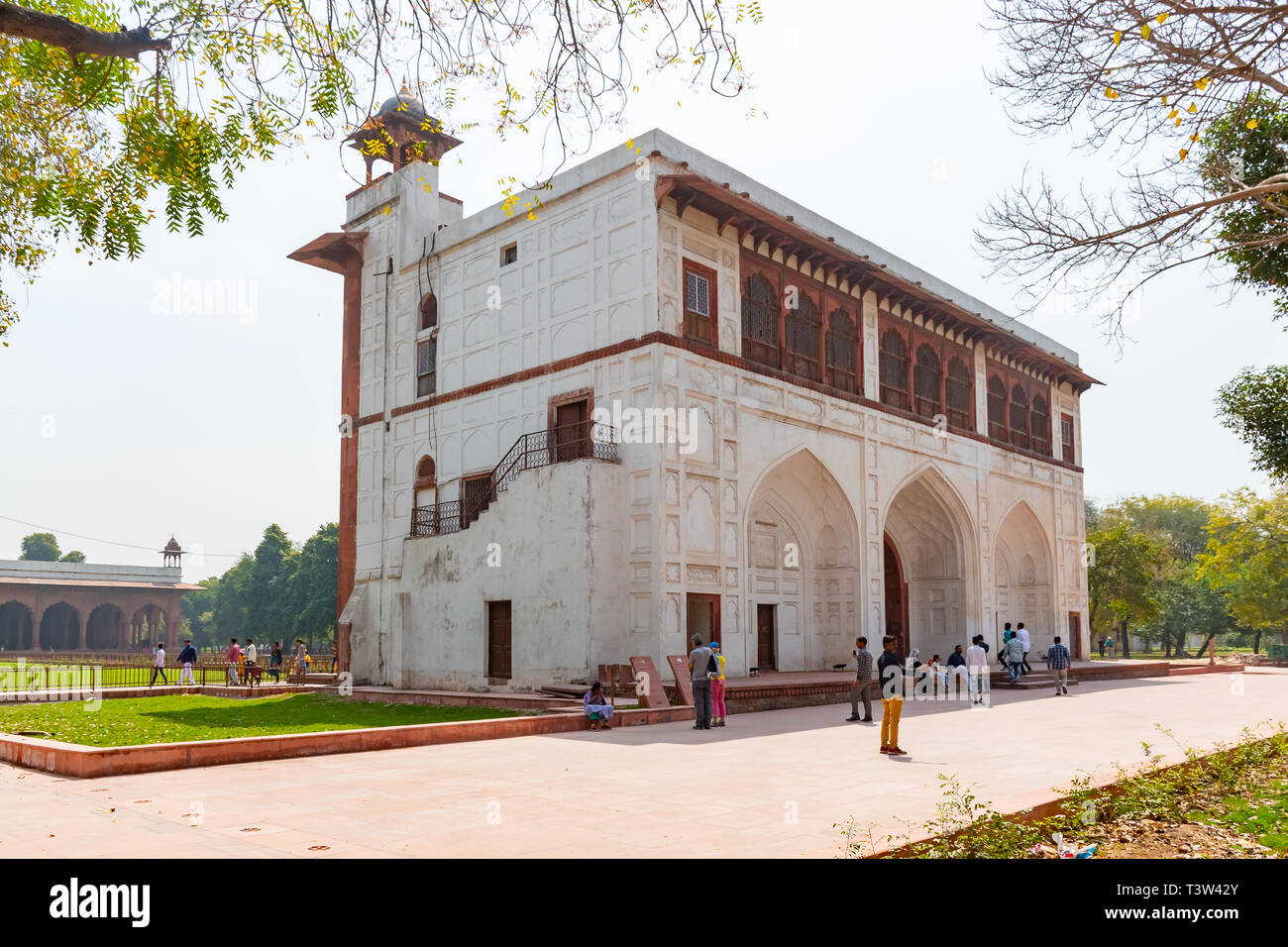 New Delhi, India, Mar 30 2019 - The architecture of the Naubat Khana ...