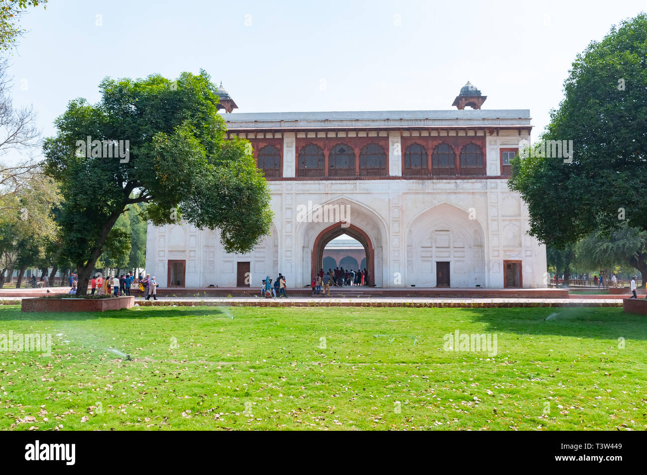 New Delhi, India, Mar 30 2019 - The architecture of the Naubat Khana ...