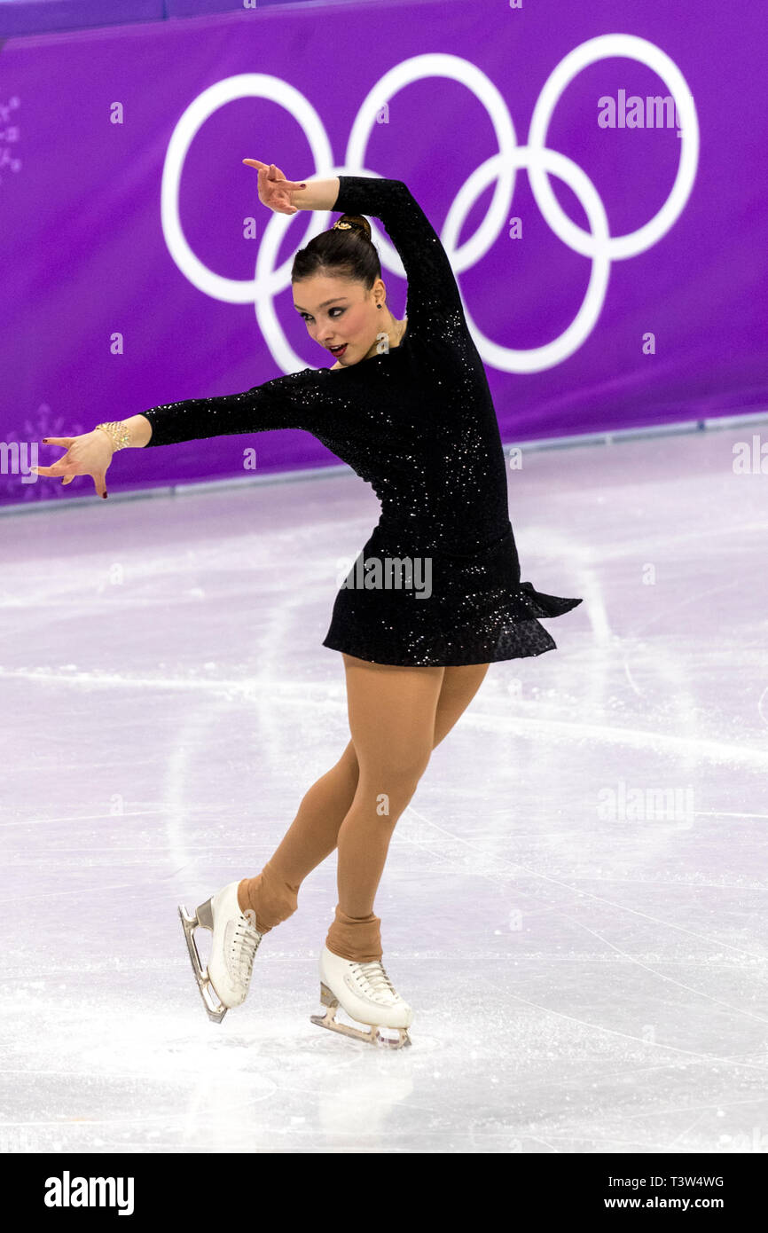 Giada Russo (ITA) competing in the Figure Skating - Ladies' Short at ...