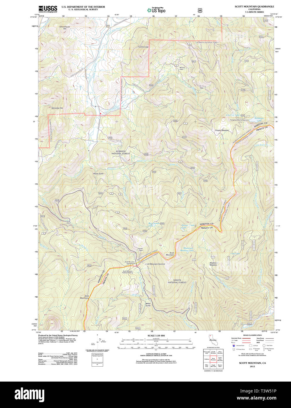 Scott map Cut Out Stock Images & Pictures - Alamy