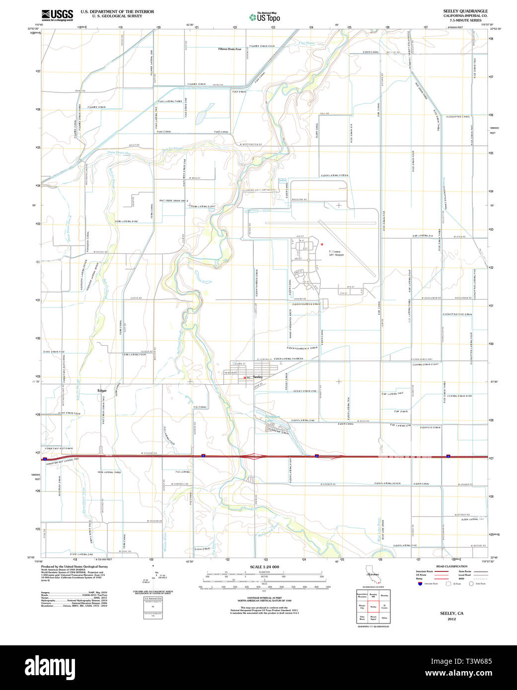 Map Of Seeley High Resolution Stock Photography and Images - Alamy