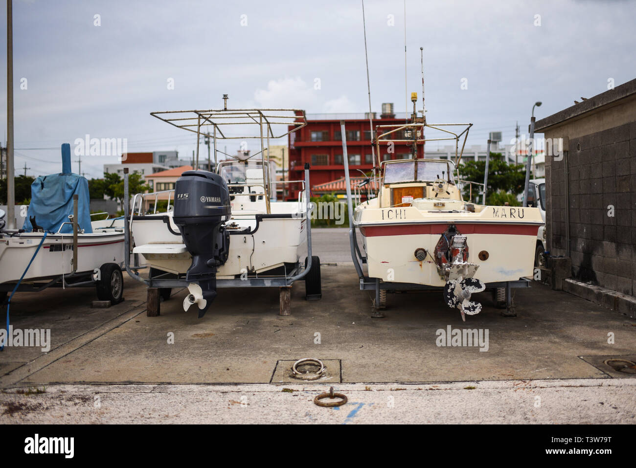 Port area of Ishigaki, Okinawa, Japan Stock Photo - Alamy
