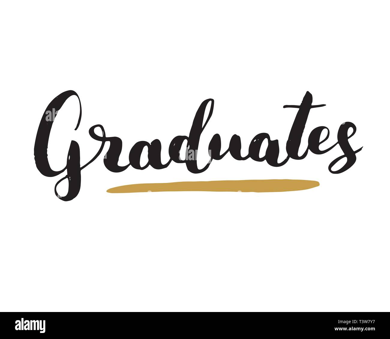 Font design word graduation illustration Cut Out Stock Images ...