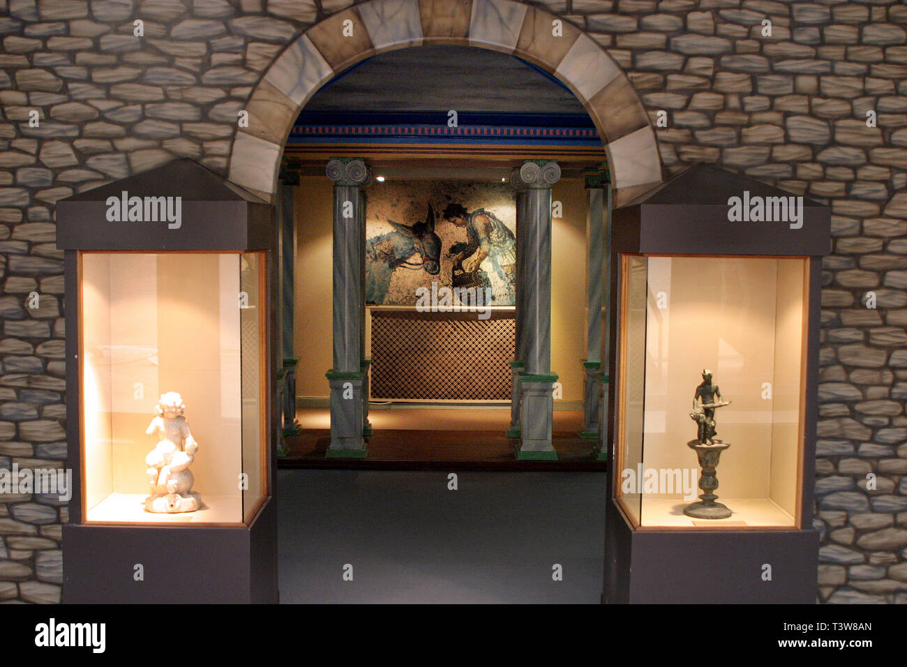 Istanbul Archeology Museum inside in Istanbul, Turkey. Museum over one ...