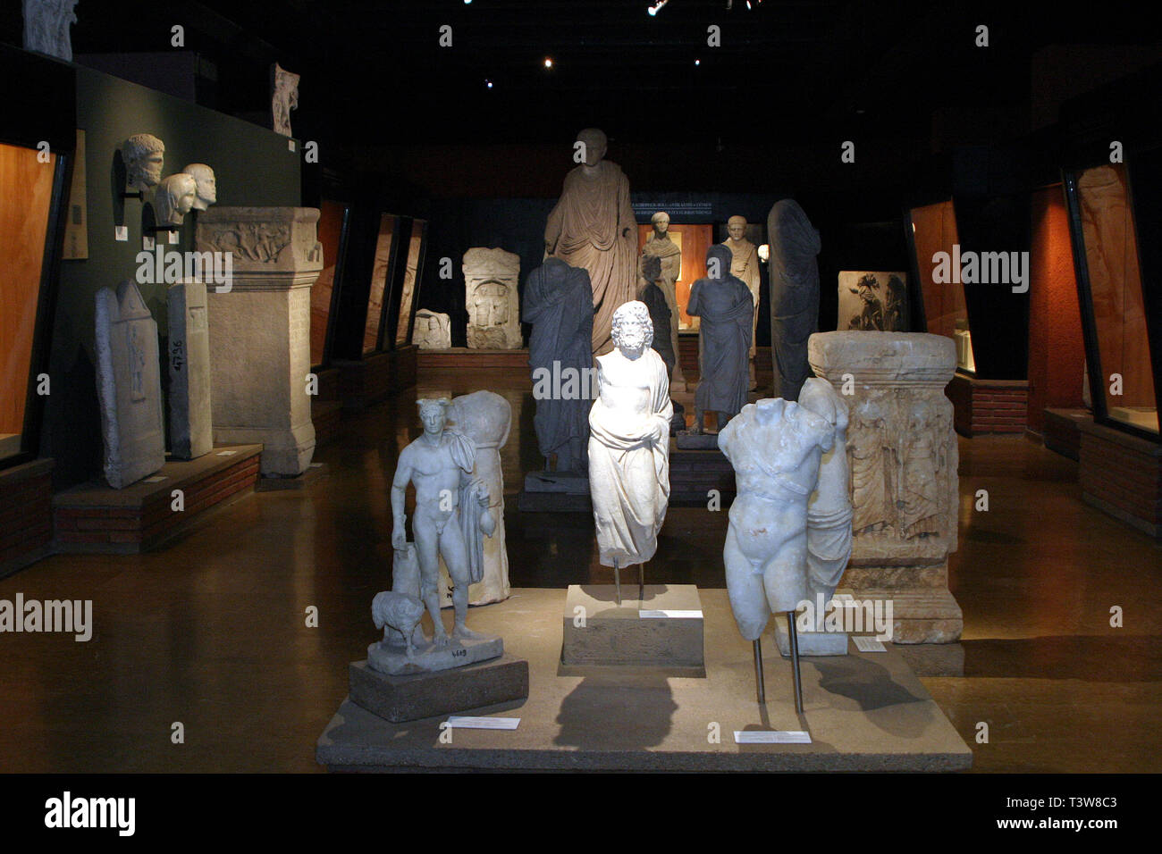 Istanbul Archeology Museum inside in Istanbul, Turkey. Museum over one ...