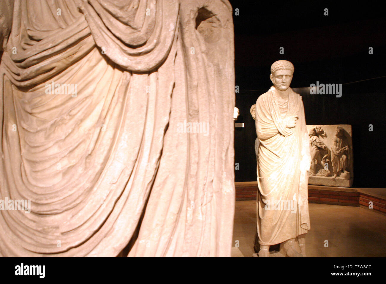 Istanbul Archeology Museum inside in Istanbul, Turkey. Museum over one ...