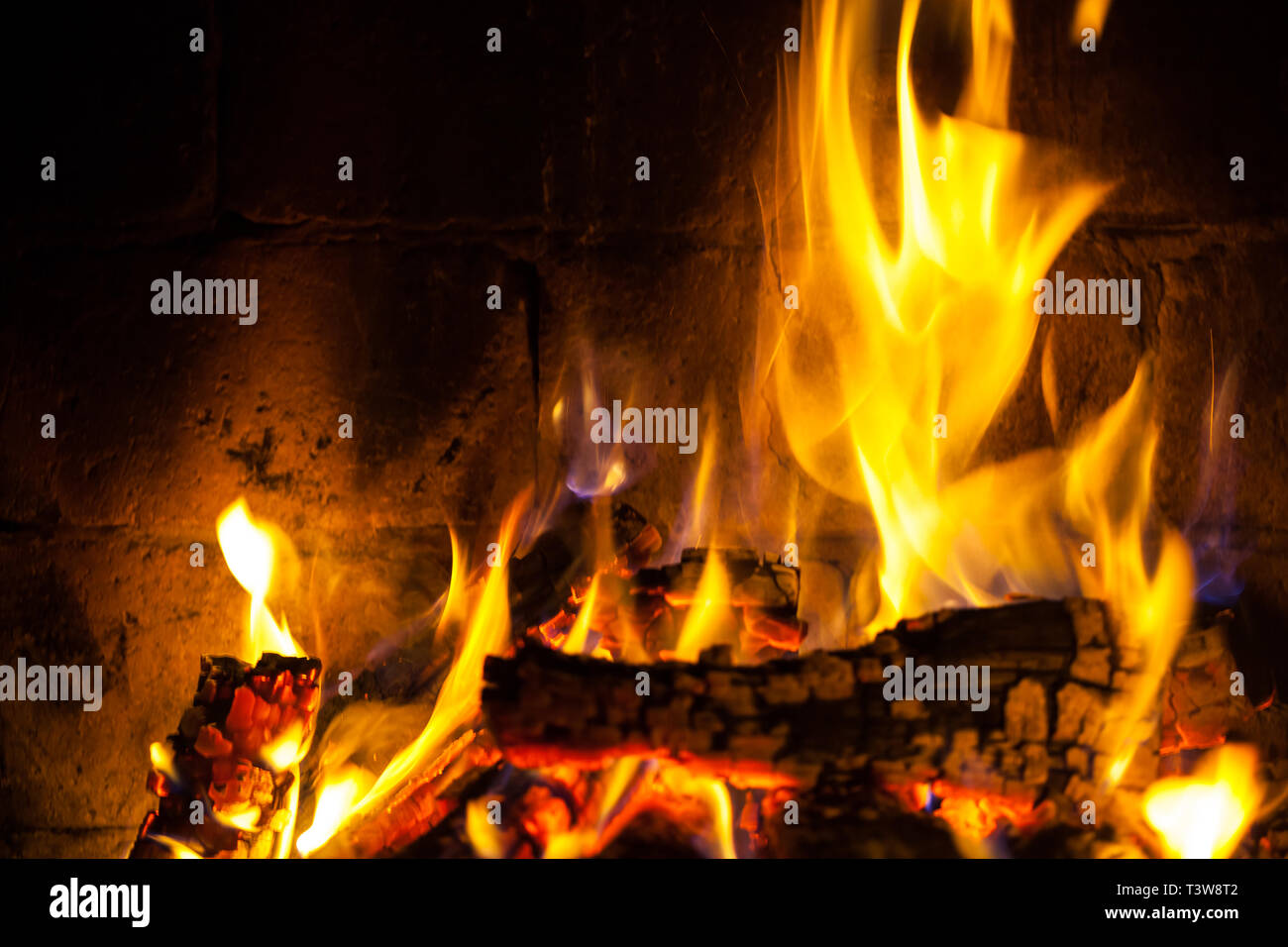 Fireplace texture hi-res stock photography and images - Alamy