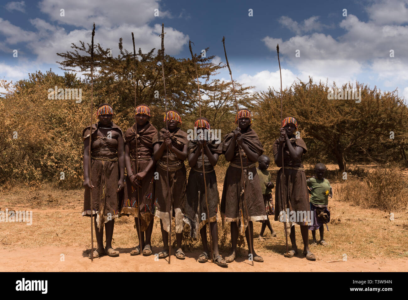 Girls from the Pokot tribe Kenya Stock Photo - Alamy