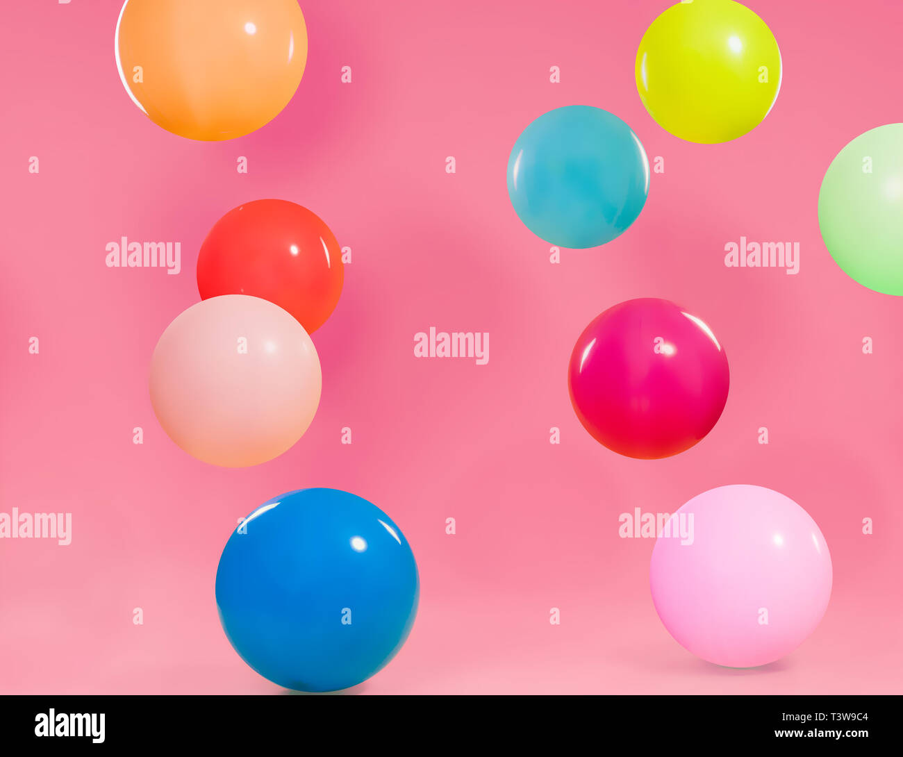 Balloons colors and shapes hi-res stock photography and images - Alamy