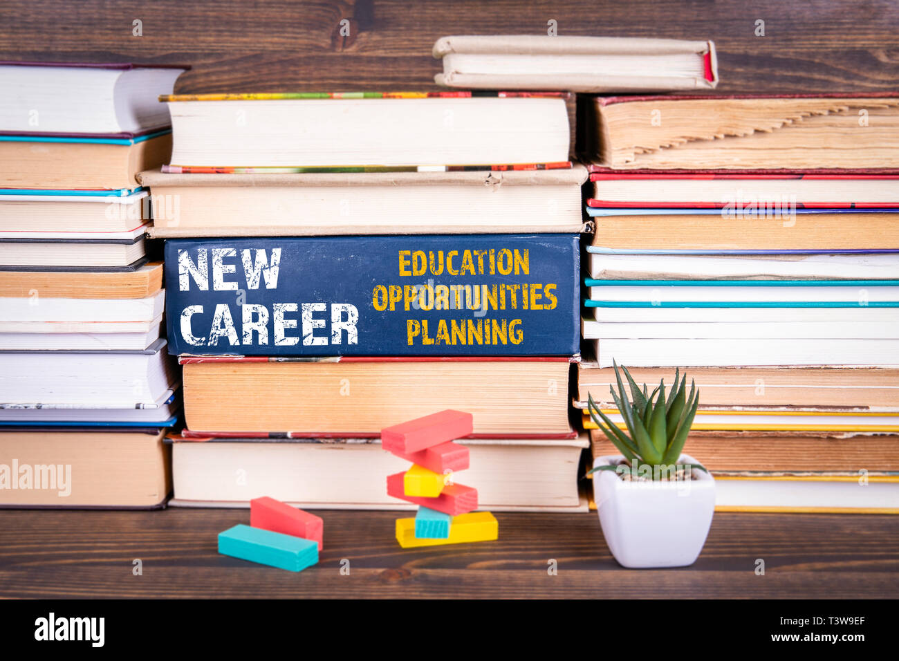 New career concept. Education, opportunities and planning Stock Photo ...