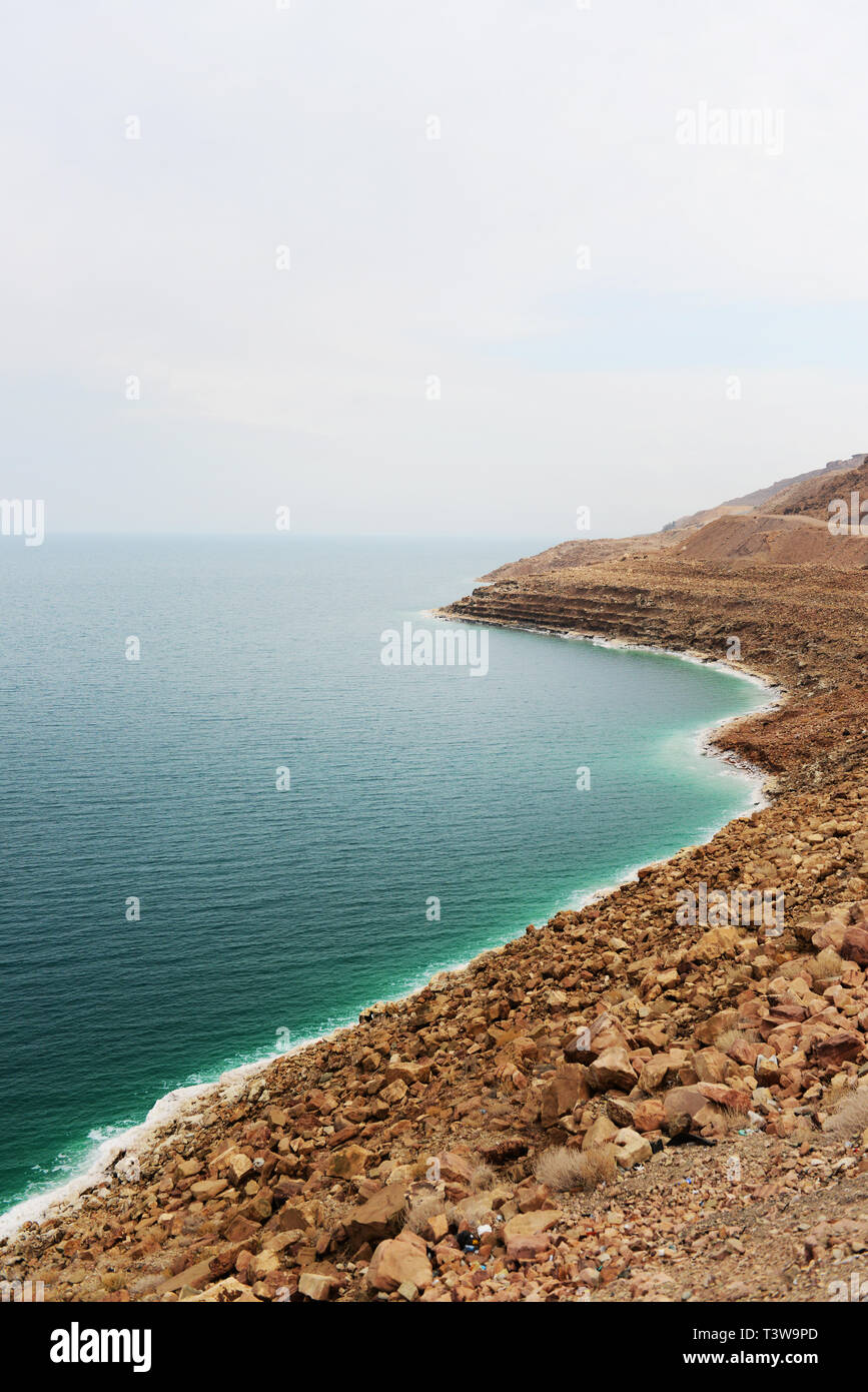 The Dead sea shore Stock Photo - Alamy