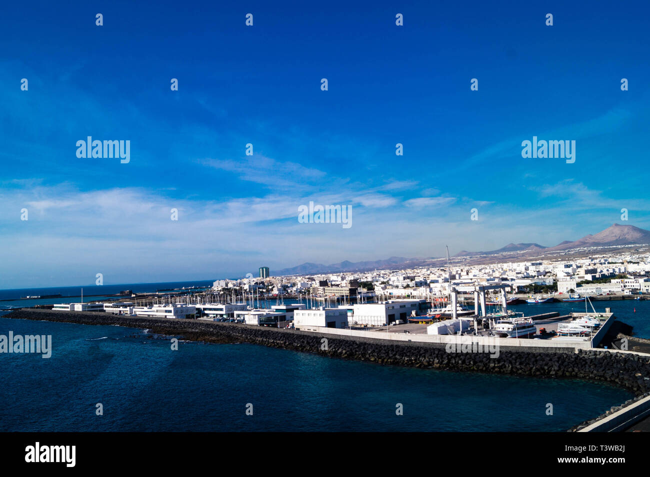 Arrecife capital of Lanzarote Canary Islands Stock Photo - Alamy