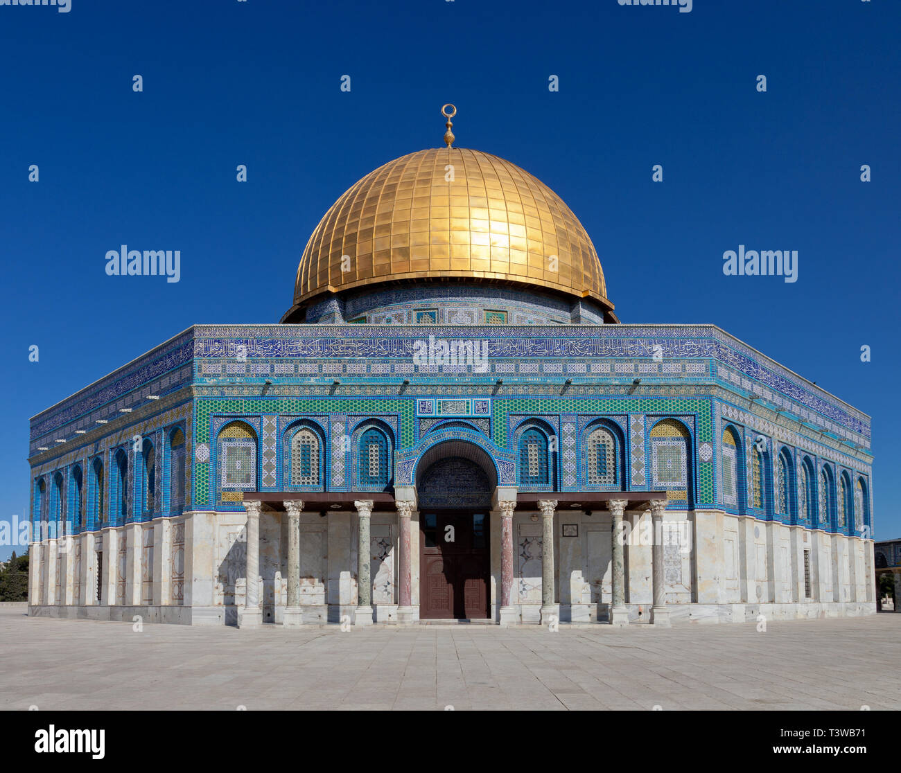 The Dome of the Rock on the temple mount in Jerusalem, Israel Stock ...