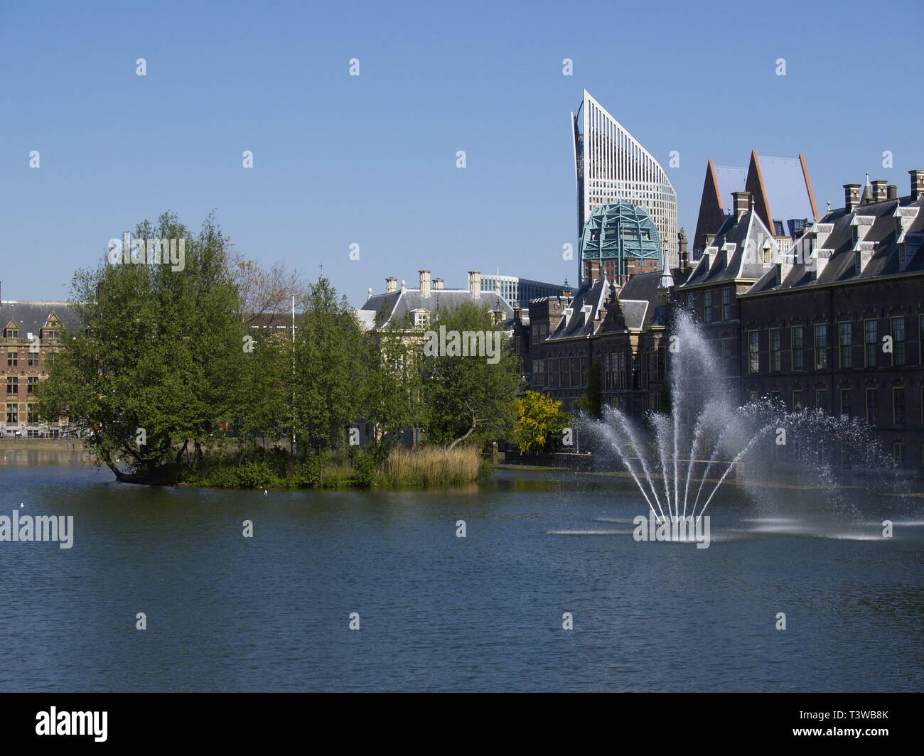 Den Haag, Hofvijver Stock Photo - Alamy