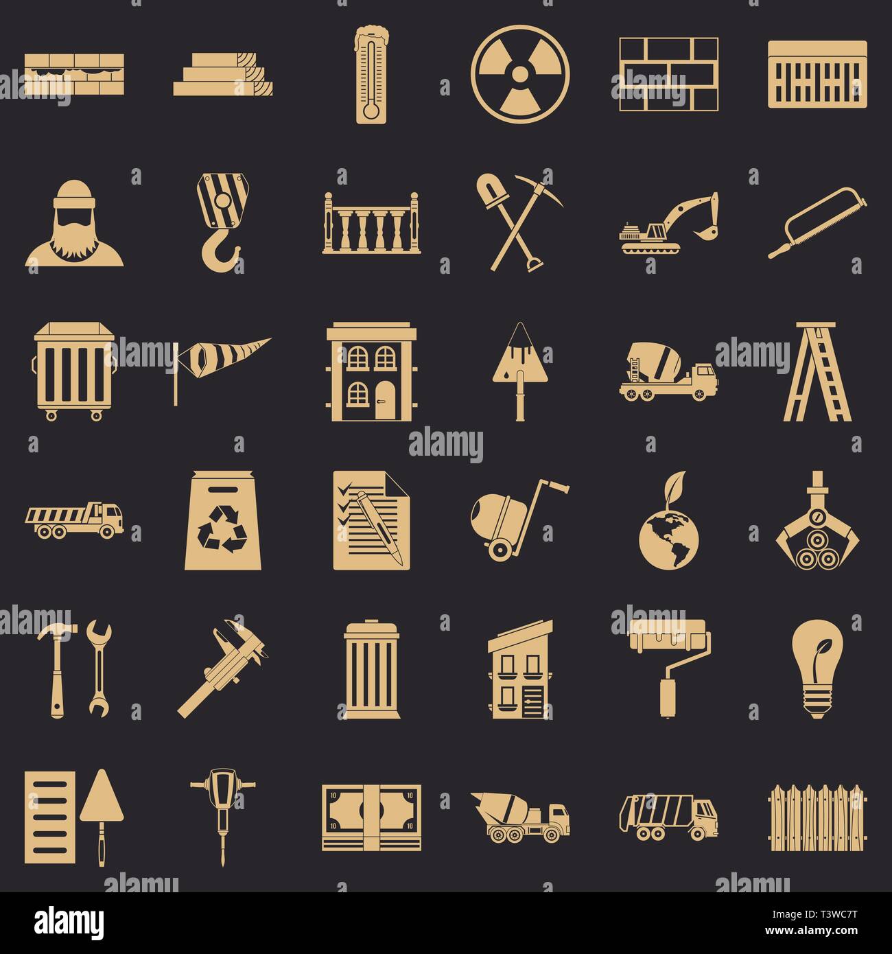 Building material lift Stock Vector Images - Alamy
