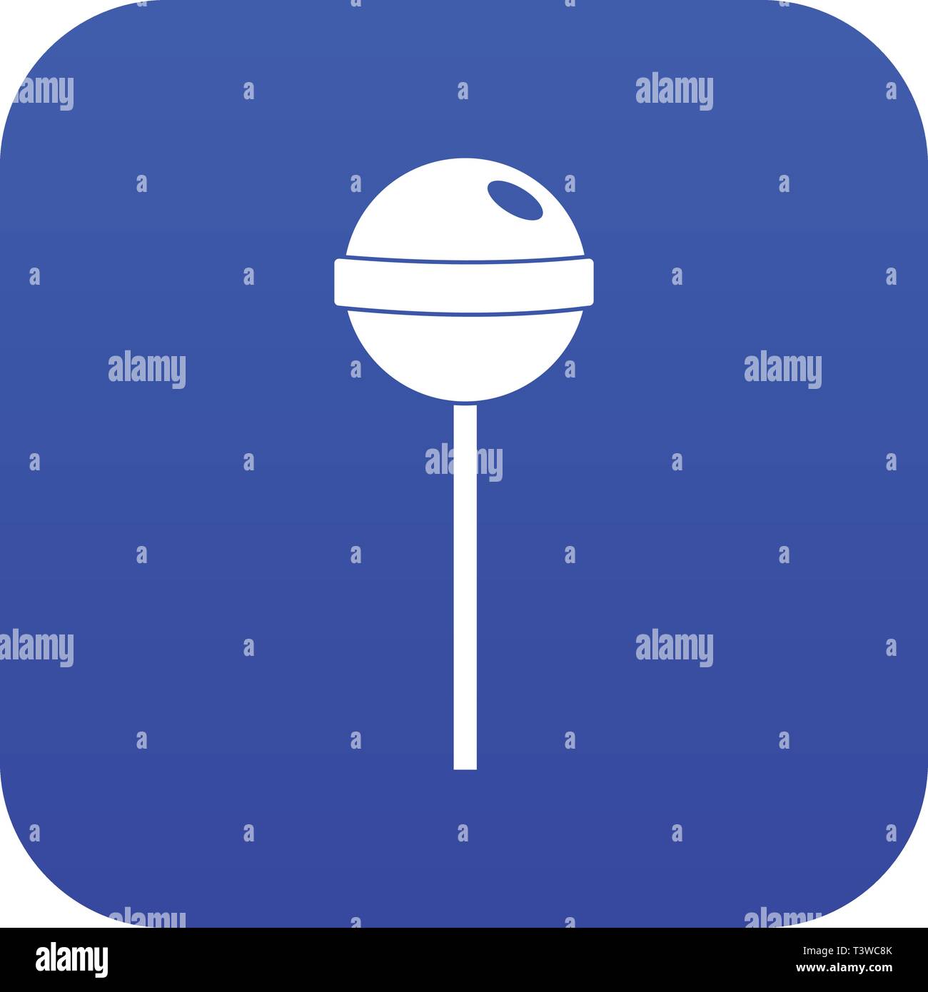 Tasty candy icon digital blue Stock Vector Image & Art - Alamy