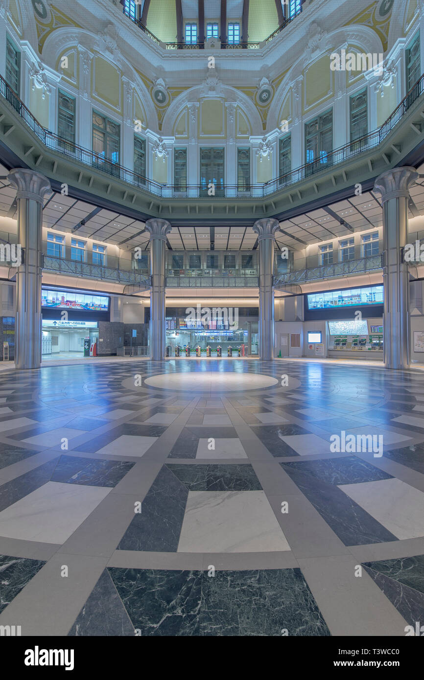 Tokyo Station arches and windows, Tokyo, Japan Stock Photo - Alamy