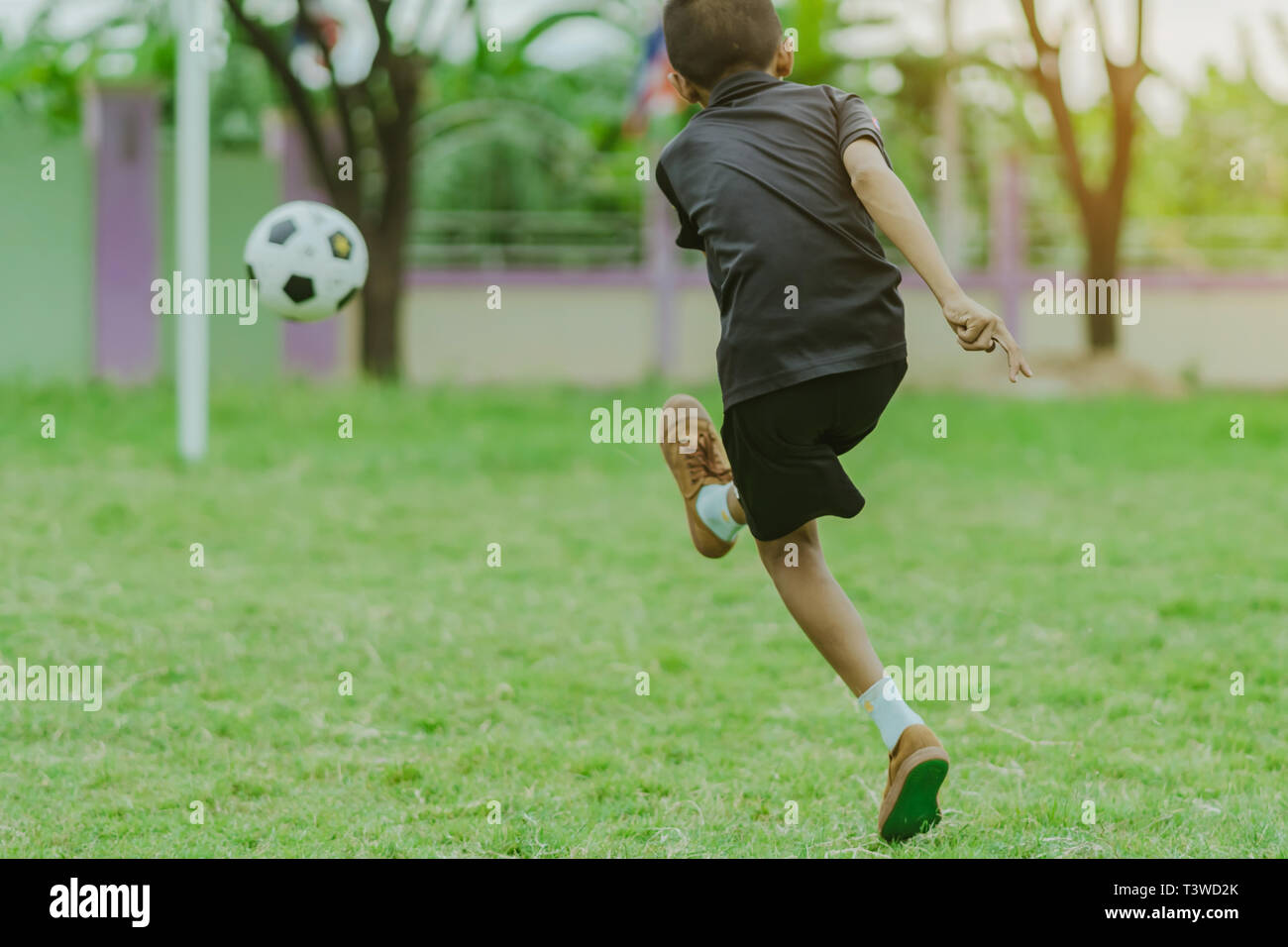 Child Scoring Goal High Resolution Stock Photography and Images - Alamy
