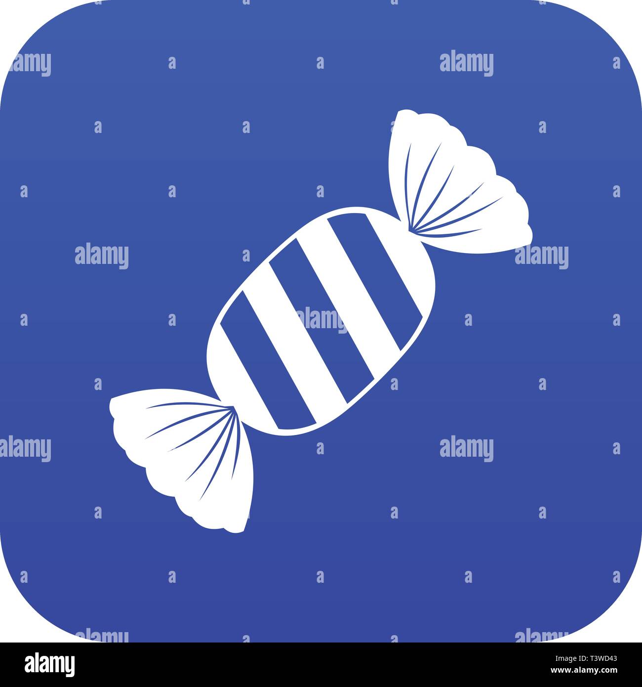 Delicious candy icon digital blue Stock Vector Image & Art - Alamy
