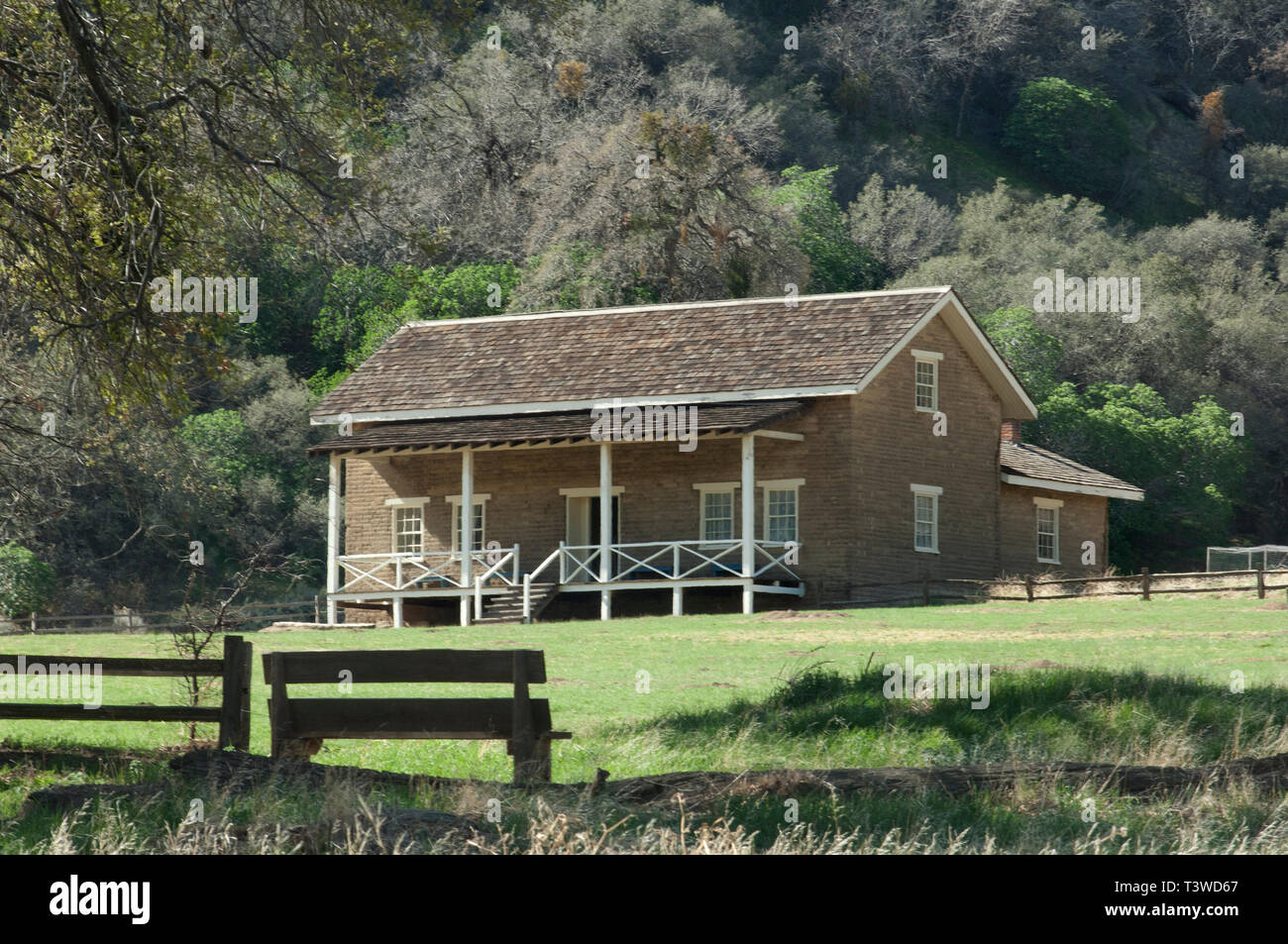 Commander's quarters at Fort Tejon, protecting the San Joaquin Valley ...