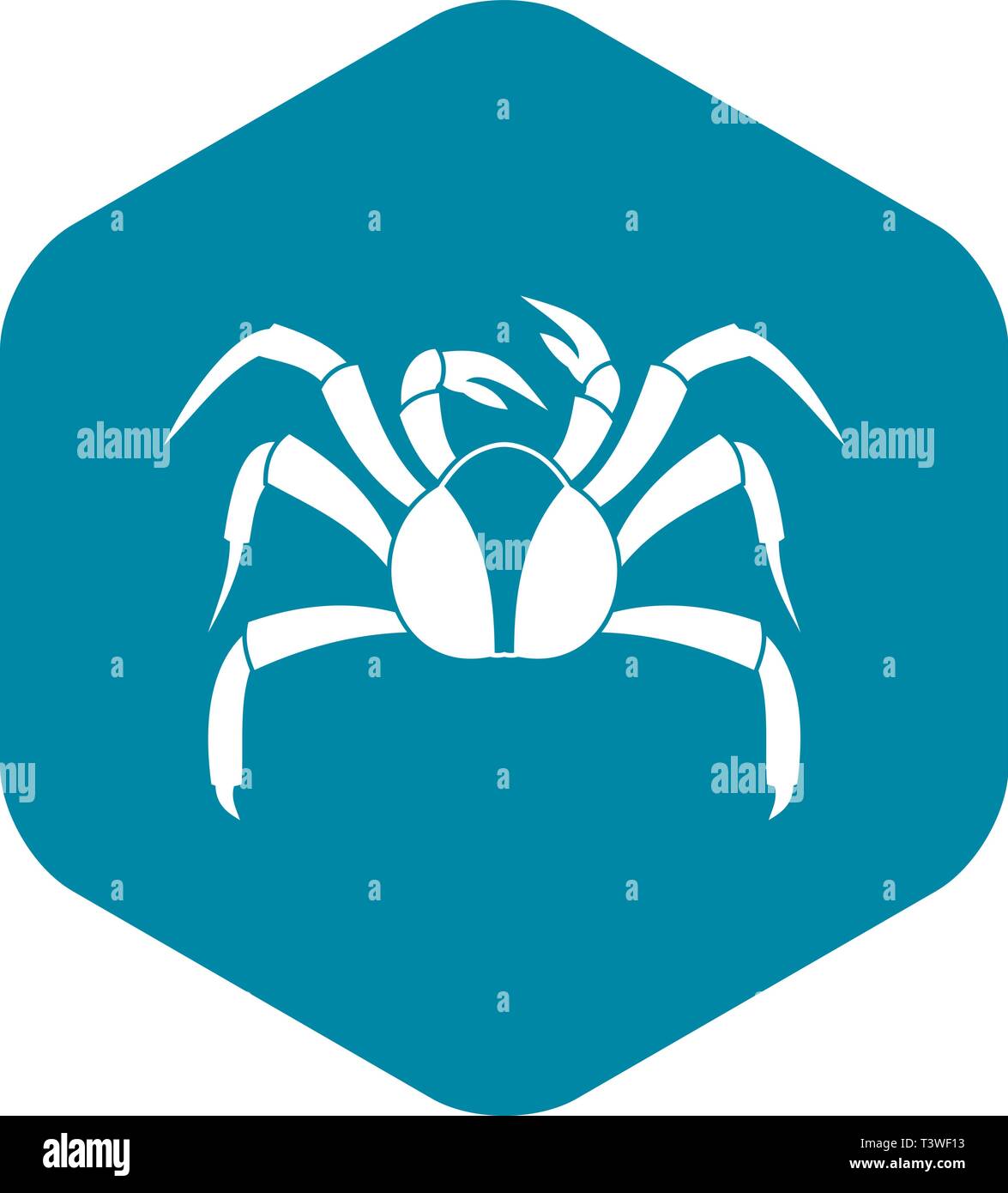 Crab sea animal icon, simple style Stock Vector Image & Art - Alamy