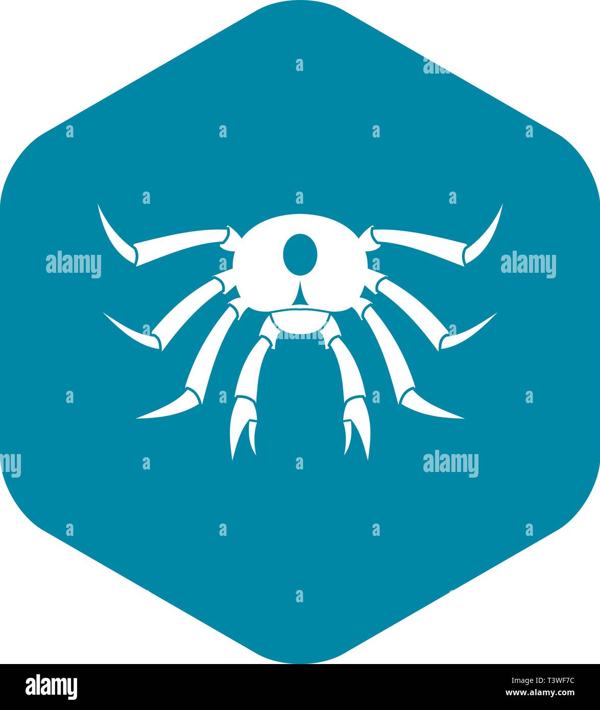 Crab seafood icon, simple style Stock Vector Image & Art - Alamy