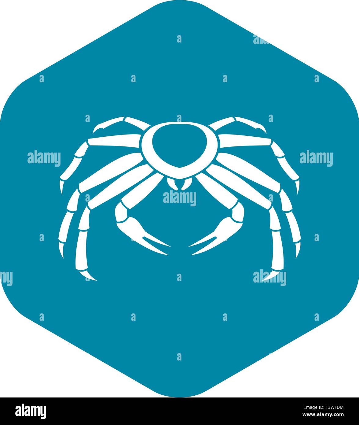 Snow crab icon, simple style Stock Vector Image & Art - Alamy