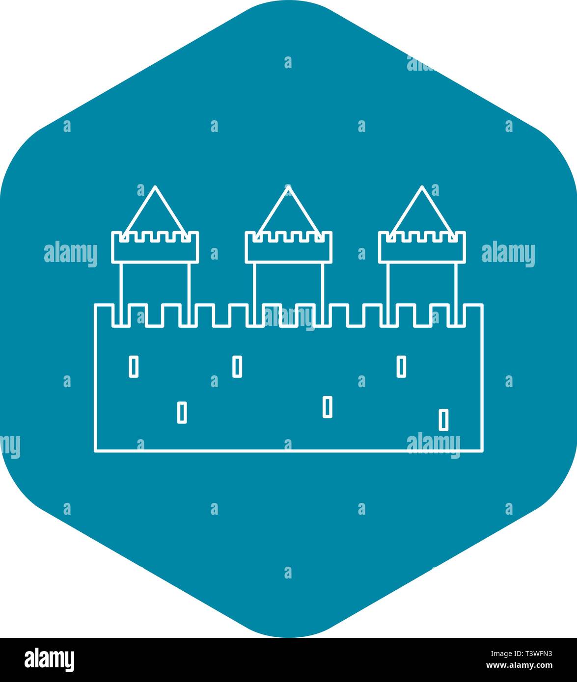 Powerful fortification Stock Vector Images - Alamy