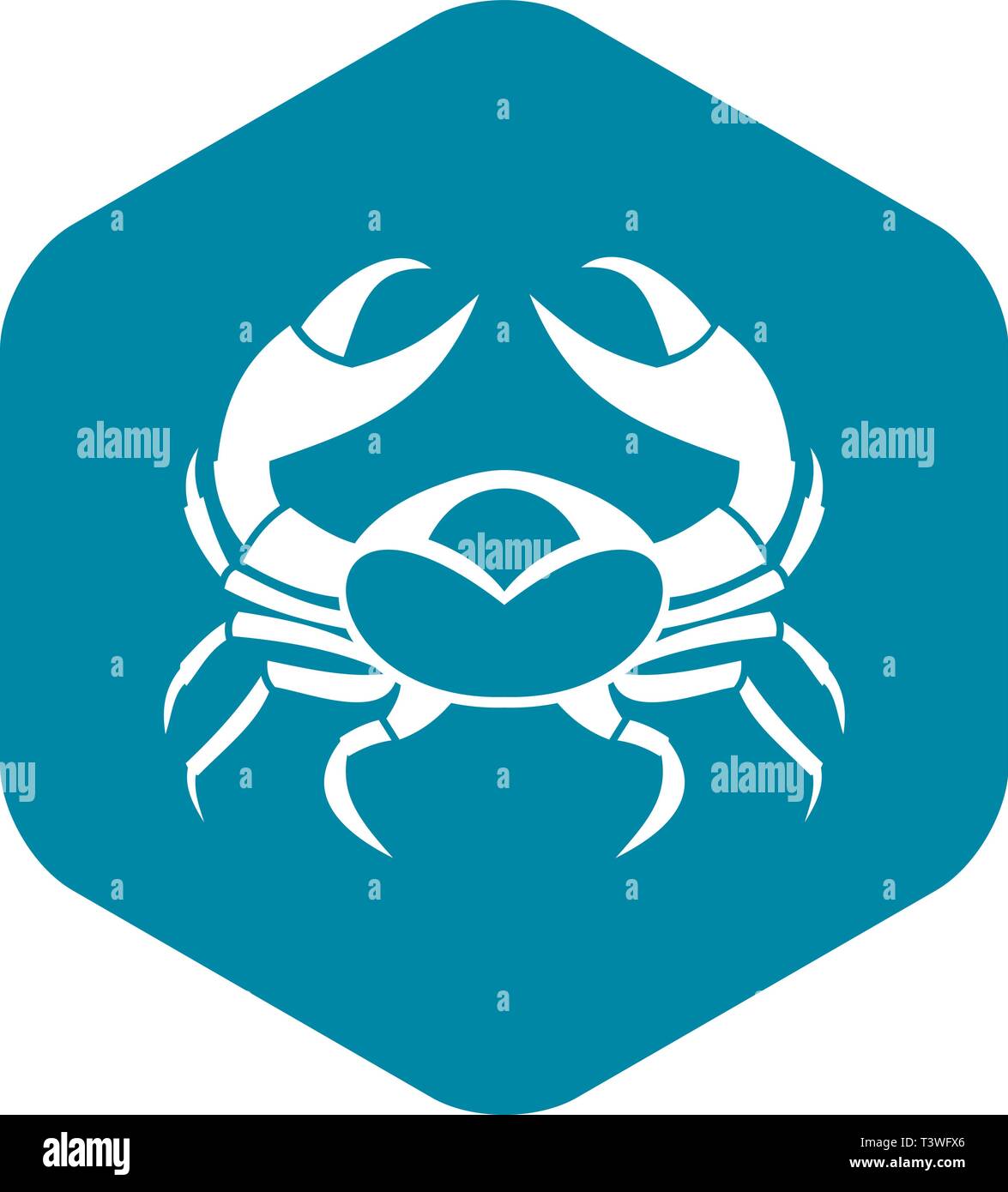 Big crab icon, simple style Stock Vector Image & Art - Alamy