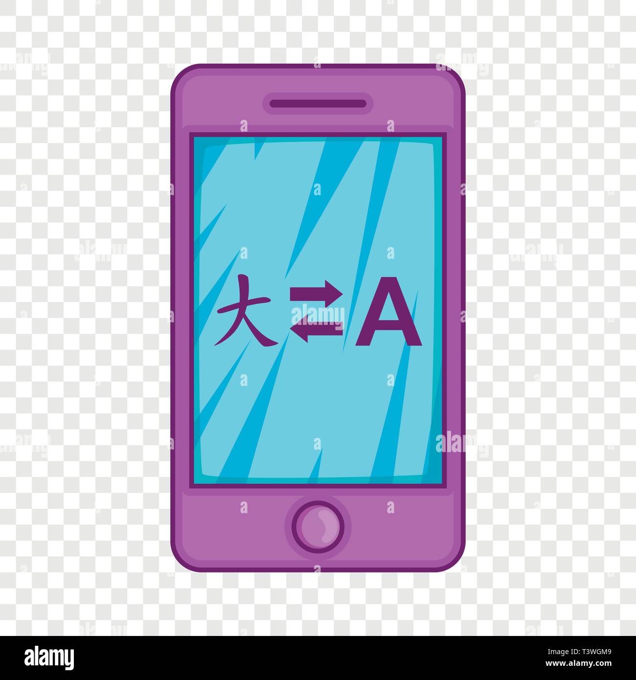 Translator interpreter icon cartoon style hi-res stock photography and ...
