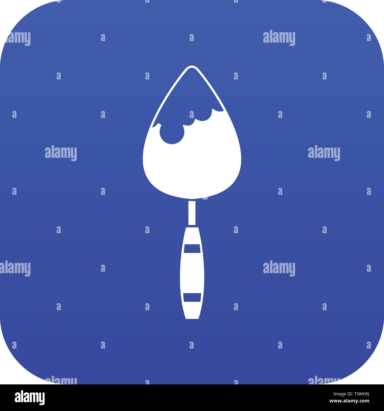 Construction trowel icon digital blue Stock Vector Image & Art - Alamy