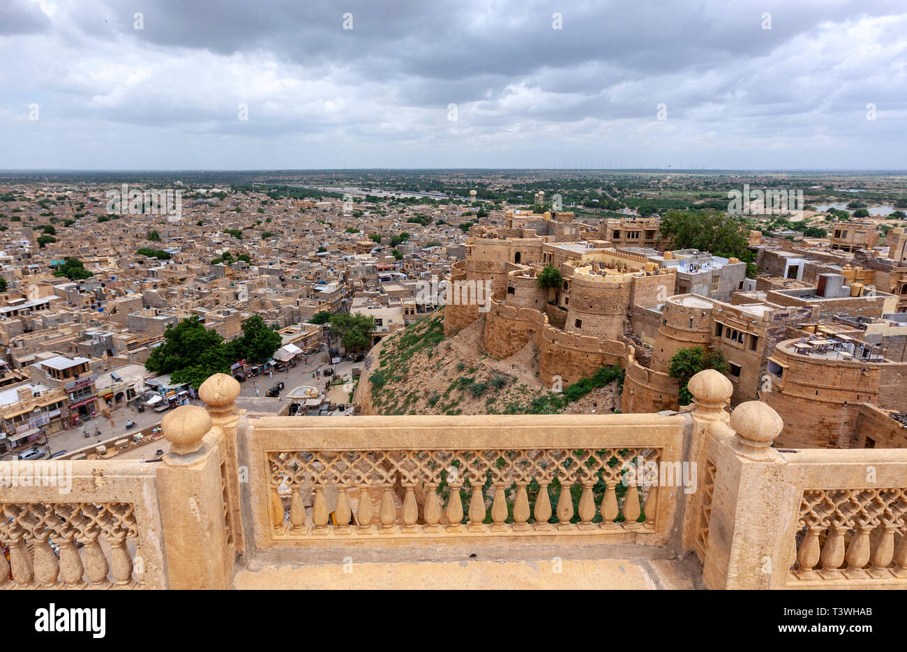 Jaisalmer fort view from Patwon ki Haveli , Jaisalmer, Rajasthan, India ...